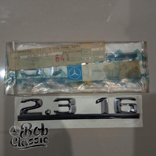 Jual Mercedes Benz - MB C Class W201 2.3 16 Rear Trunk Emblem Badge ...