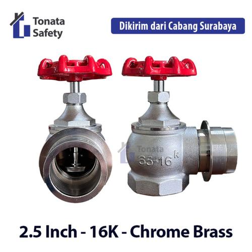 Jual Hydrant Valve 2.5" Krom Kuningan / Brass Chrome 16K Machino - Kota ...