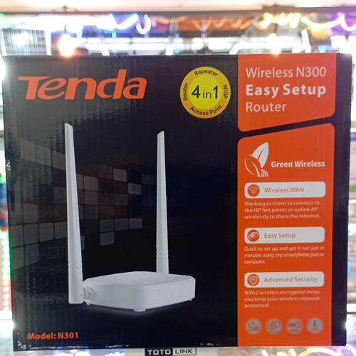 Jual TENDA N301 Router Wireless 300Mbps Easy Setup Router - Kab ...