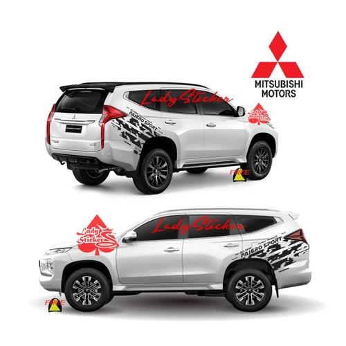 Jual STRIPING STICKER MOBIL MITSUBISHI PAJERO SPORT STICKER PAJERO ...