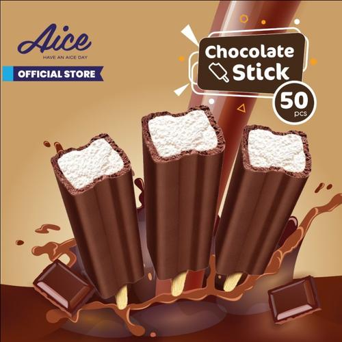 Promo Aice Ice Cream Chocolate Stick 40g Es Krim (1 karton = 50 pcs ...