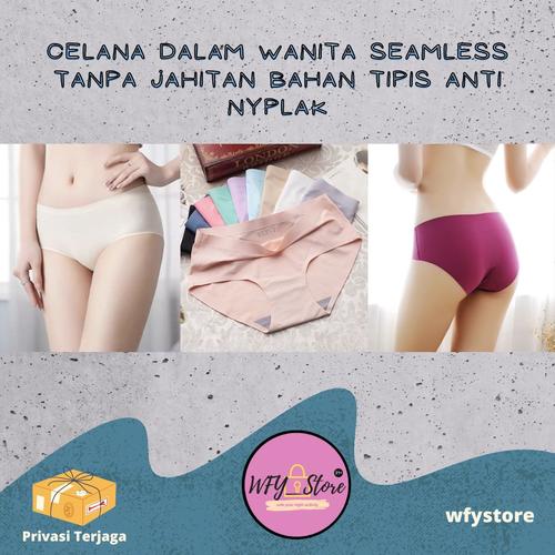 Jual Celana CD Dalam Wanita Seamless Tanpa Jahitan Bahan Tipis Anti Nyeplak - XL-peach - Kab ...