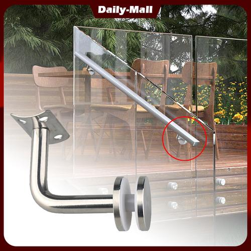 Jual Konektor Hand Railing Glass Tangga Kaca Bracket Handrail - sliver ...