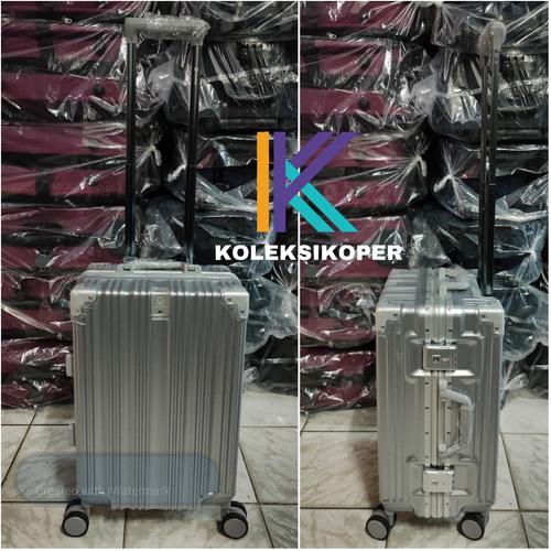 Jual Koper Roaming Zipperless TSA Lock Silver ukuran Kabin 20 inch ...