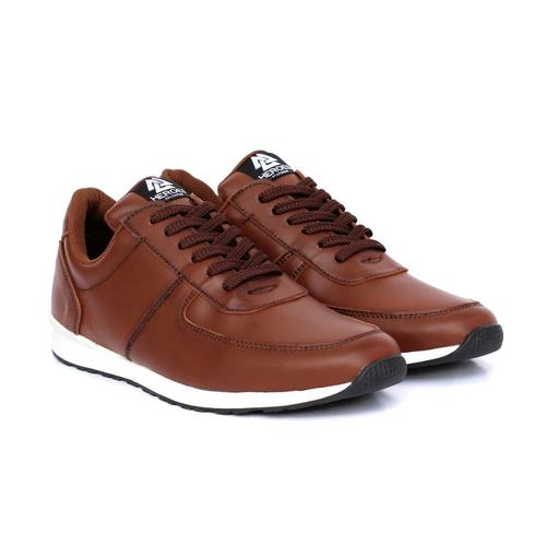 Jual Sepatu Pria Sneakers Frey Coklat Sepatu Kets Pria Kulit Original ...