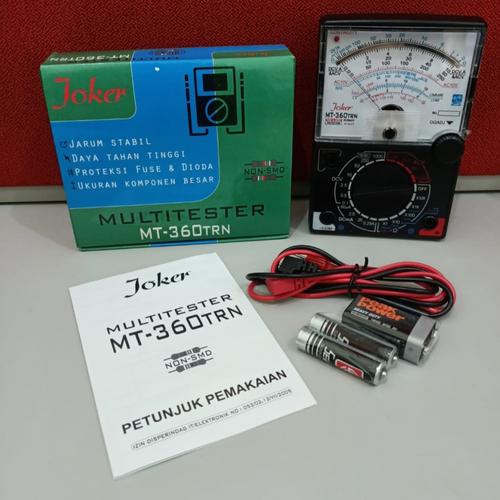 Jual Multitester Analog / Avometer Analog / Multimeter MT 360 TRN Joker ...