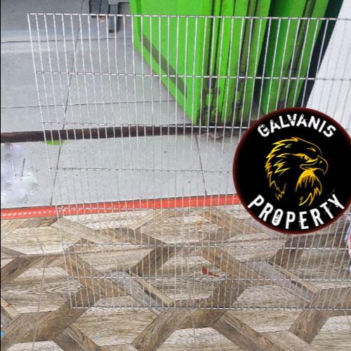 Jual ram galvanis 1,3 cm/ pagar besi / ram sekat kandang burung 200 x ...