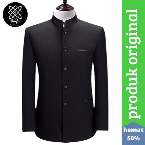 Jual JAS PRIA MANDARIN STYLE BLACK JAS KOKO DEWASA - Putih, S - Kota ...