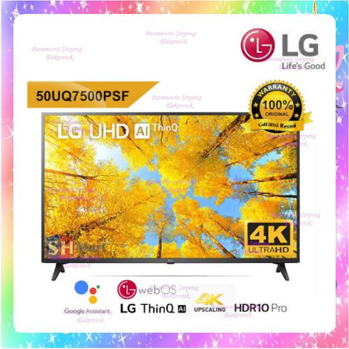 Jual LG 50UQ7500PSF - LED SMART TV 50 INCH UHD 4K HDR THINQ AI LG ...