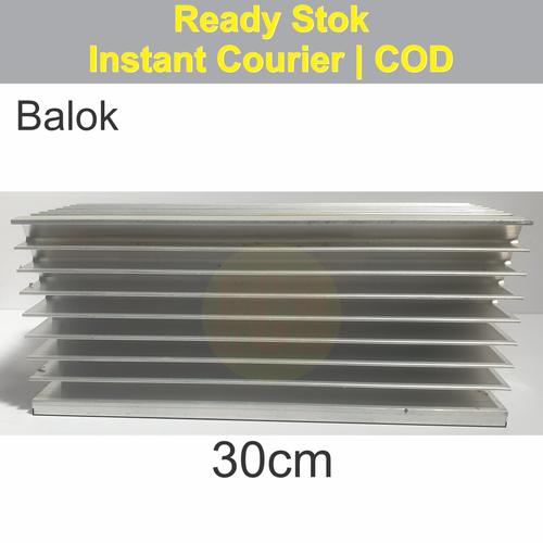 Jual Heatsink aluminium Balok ukuran 30cm pendingin tebal 7mm - Kota ...