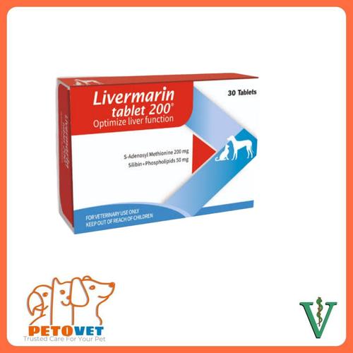 Jual Livermarin tablet 200 vitamin liver anjing kucing mirip samylin ...