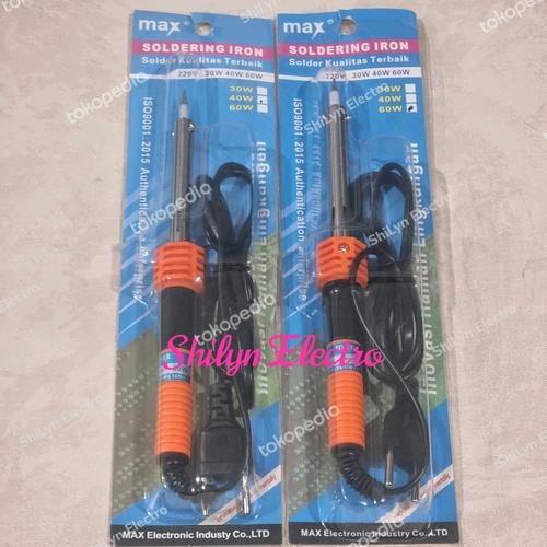 Jual SOLDER TIMAH MAX 40W 60W SOLDERINGIRON 40 WATT 60 WATT - 40 w ...