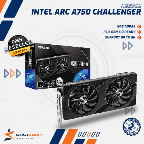 Promo ASRock Intel ARC A750 8GB GDDR6 Challenger D 8GB OC Cicil 0% 3x ...