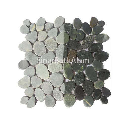 Jual Mosaic sliced pebble black koral tile - Kab. Sidoarjo - Sinar Batu ...
