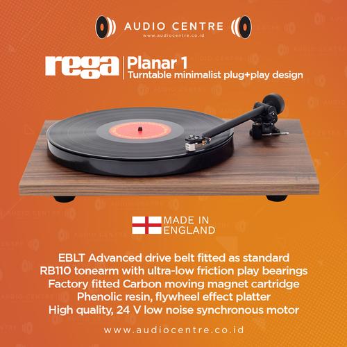 Jual Rega Planar 1 Turntable / black / white - Black Matt - Jakarta ...