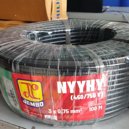 Jual Kabel Listrik Serabut NYYHY 3x0.75 mm Jembo 3 x 0.75 1 roll 100 meter - Kota Surabaya ...
