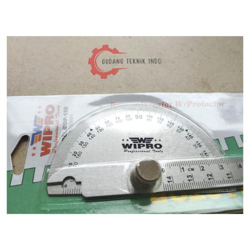 Jual Busur Derajat 6" x 90 WIPRO / Alat Ukur Sudut WIPRO BDP-150 ...