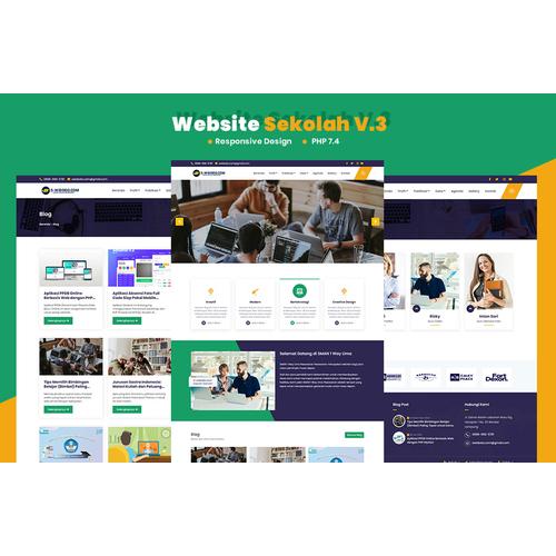 Jual Website Sekolah v.3 Siap Pakai Tinggal Install di hosting - Kota ...