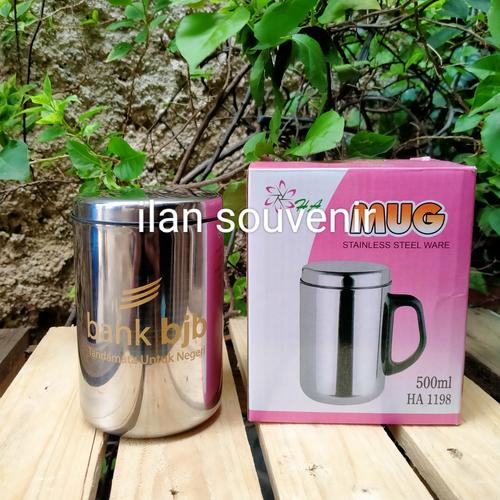 Jual mug stainless custom - Jakarta Timur - ilan souvenir | Tokopedia