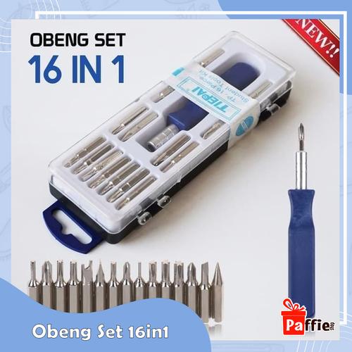 Jual Obeng set 16 in 1 Serbaguna Screw Driver Hand Tools HEX ...