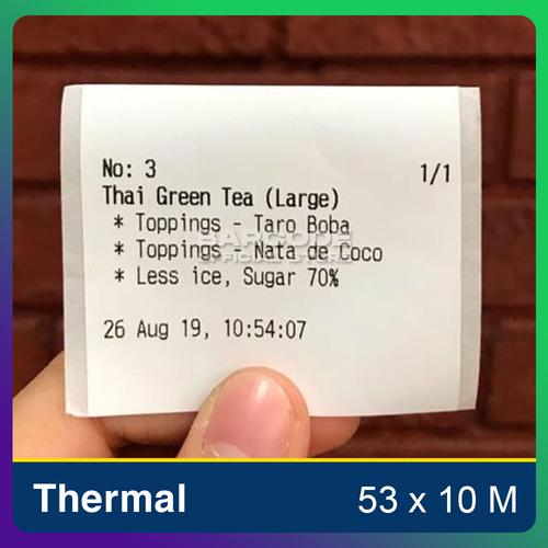 Jual Sticker Label 58mm x 10 Meter Printer Thermal Epson Moka POS ...