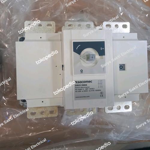 Jual LBS SOCOMEC Load Break Switch Sirco 3P 2000A 2000 A OHM SAKLAR ON OFF - Jakarta Pusat ...