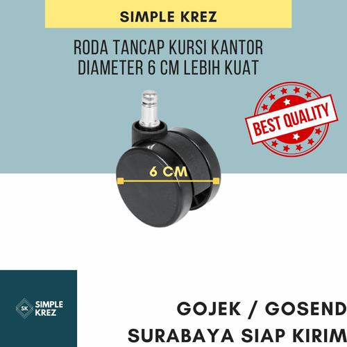 Jual Roda Tancap Kursi Kantor Diameter 6 cm Baru Lebih kuat - Kota ...