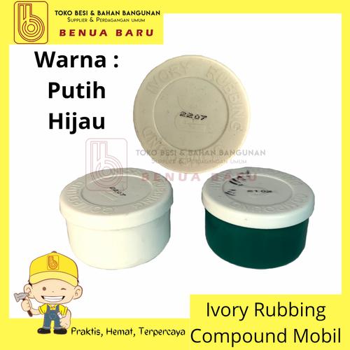 Jual Rubing Compound Ivory Putih Hijau Kecil / Kompon Motor Mobil ...