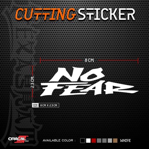 Jual Cutting Sticker NO FEAR | Stiker NO FEAR - Putih - Kota Bandung ...