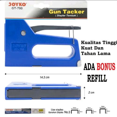 Jual Gun Tacker Joyko Gt-700 / Staples Tembak GT700/ Hekter Tembak ...