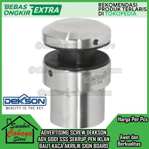 Jual PEN IKLAN Baut Akrilik Kaca Sign Board dekkson adv screw G001 ...