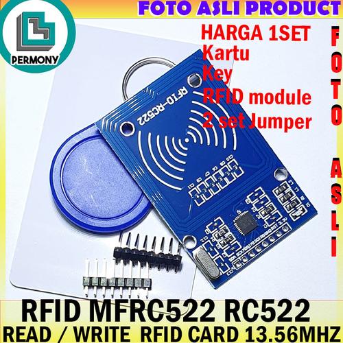 Jual rfid mfrc522 rc522 mfrc-522 rc-522 module read write tag - Jakarta ...