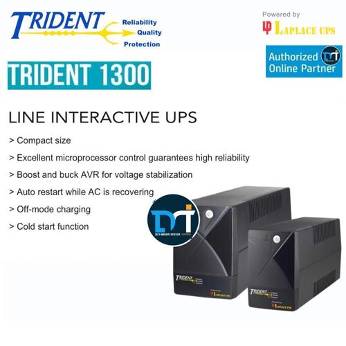 Promo UPS LAPLACE TRIDENT 1300 - 1300VA 220V Line Interactive UPS with ...