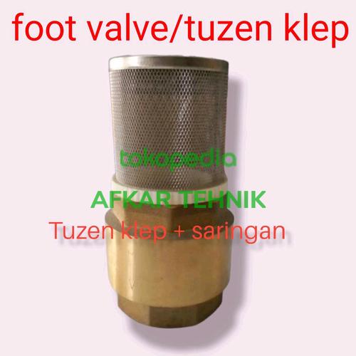 Jual foot valve 2 inch kuningan + saringan tuzen klep - Jakarta Pusat - AFKAR TEHNIK | Tokopedia