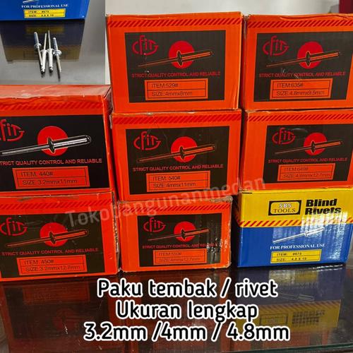 Jual [PER 10 PCS] - PAKU RIVET / TEMBAK / KELING / BLIND FIT SAR ...