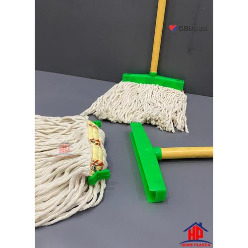 Jual GBU PLAST - Kain Pel Lantai Sumbu / Power Clean Mop Jepit Jumbo ...