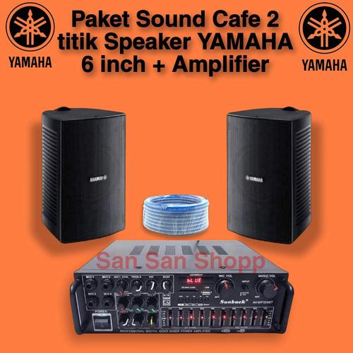 Jual paket sound system cafe speaker yamaha vs6 2 titik + amplifier - Jakarta Barat - San-San ...
