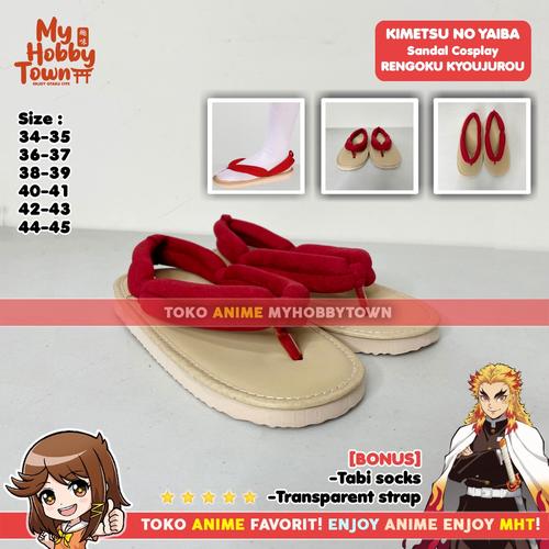 Jual Sandal Anime Kimetsu no Yaiba Demon Slayer Hashira Samurai Tanjiro ...