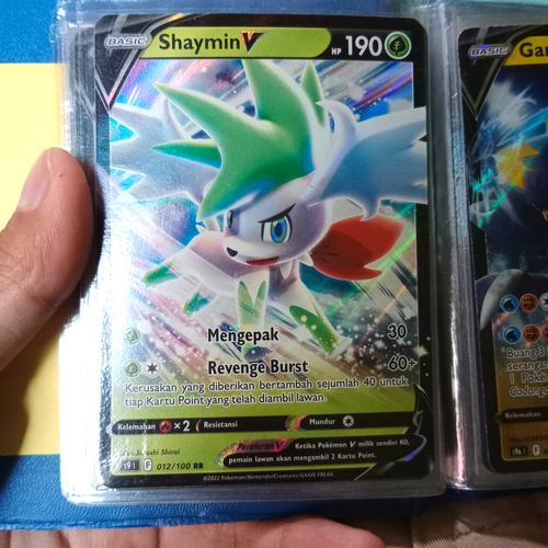 Jual kartu pokemon Shaymin V RR - Kota Bandung - pokemon card V | Tokopedia