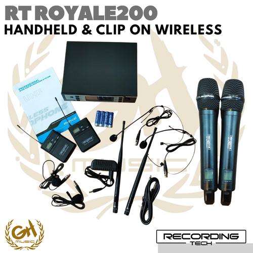 Promo RECORDINGTECH RT ROYALE200 CLIP ON & HANDHELD WIRELESS SYSTEM ...