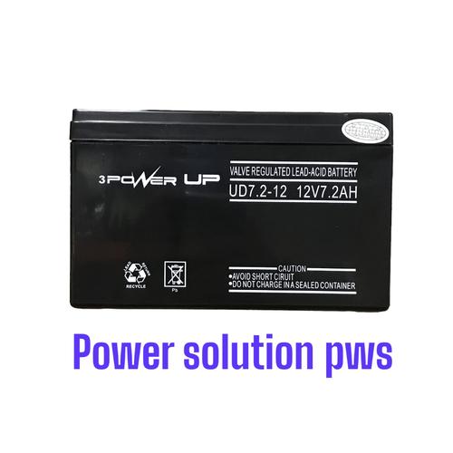 Jual Aki Baterai Power Up Ups 12v 7.2Ah untuk 650va 700va 1200va ...