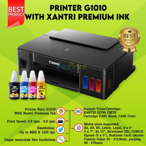 Jual Printer Canon Pixma G1010 Ink Tank Infus Inkjet Garansi Resmi ...