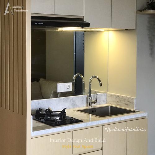 Jual Interior Design | Kitchen Set Apartemen Minimalis HPL - LRT City ...