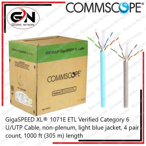 Jual Systimax Commscope Cable LAN UTP CAT6 1071 SL 4/23 W1000 Cat-6 ...