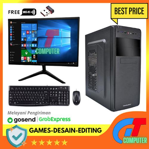 Jual PC RAKITAN LENGKAP INTEL i3 10105 Generasi 10 / DDR4 4GB / SSD ...
