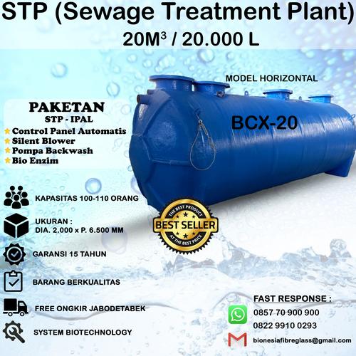 Jual STP BIOTECH 20m3 / IPAL BIOFIL 20M3 / IPAL BIOFILTER 20.000 LITER ...