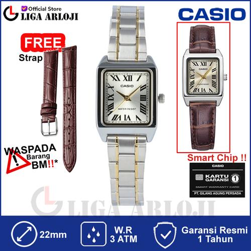 Promo CASIO LTP-V007SG LTP-V007L Jam Tangan Wanita Analog Romawi Free ...