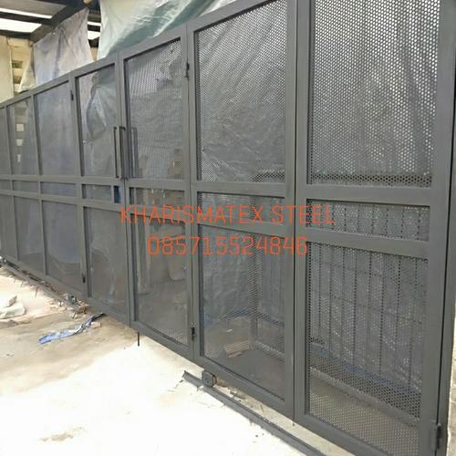 Jual pagar sliding pagar lipat plat perforated - Kota Tangerang Selatan ...