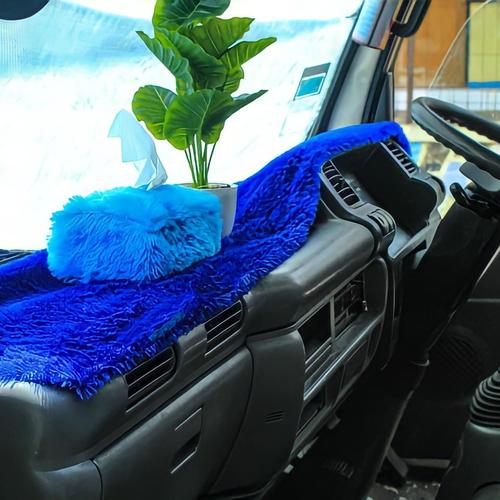 Jual alas dashboard mobil bulu rasfur cover dasbor raspur - Hitam ...