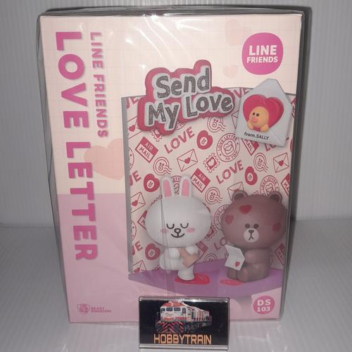 Jual BEAST KINGDOM DIORAMA STAGE DS-103 LINE FRIENDS LOVE LETTER ...
